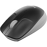 Amazon.com: Logitech Wireless Mouse M190 - Full Size Ambidextrous Curve ...