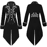 Amazon.com: Apocrypha Men's Medieval Steampunk Tailcoat Vampire Gothic ...