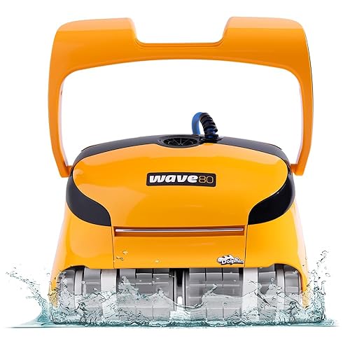 Dolphin Wave 80 Automatic Robotic Pool Vacuum Cleaner Includes Remote ...