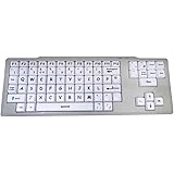 Visually Impaired Keyboard for Special Needs, Blind | XL Large Hi ...