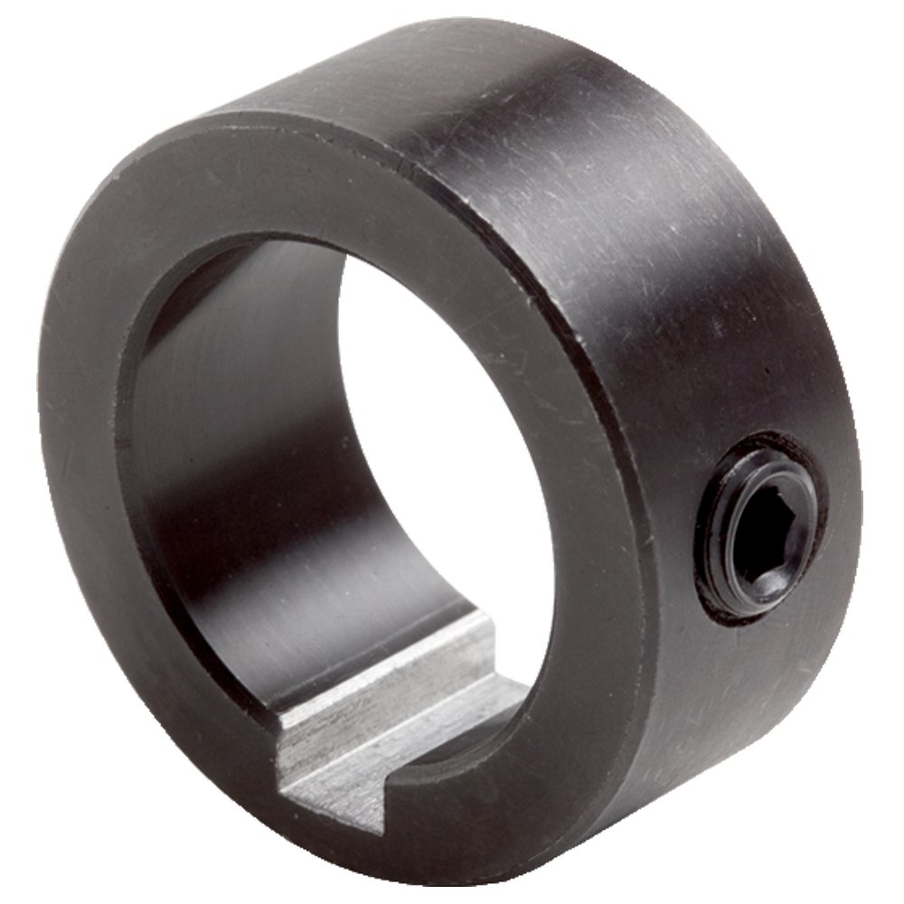 Climax Metals C 100 KWX5 Set Screw Collar With Keyway Black Oxide climax-metals-c-100-kwx5-set-screw-collar-with-keyway-black-oxide