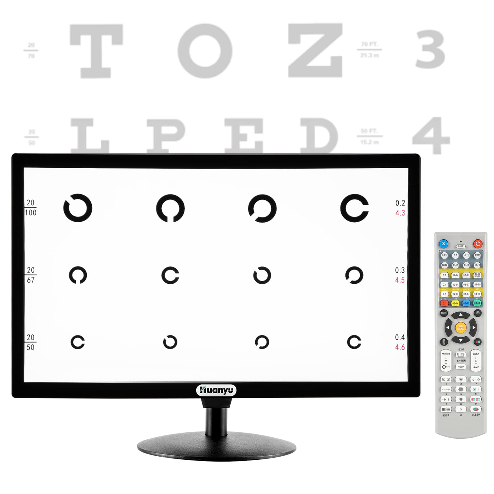 Mua Huanyu Visual Acuity Chart Digital 21.5inch LCD Electronic Optical ...