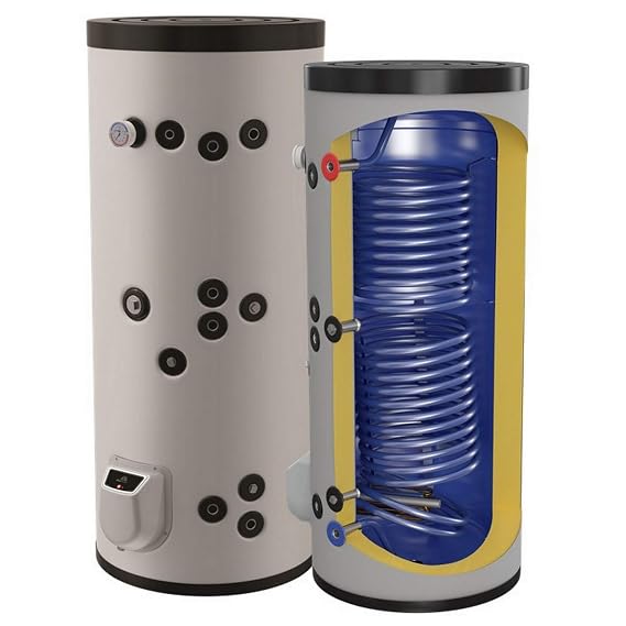 150 200 300 500 750 1000 L Liter kombinierter Warmwasserspeicher mit 2 ...