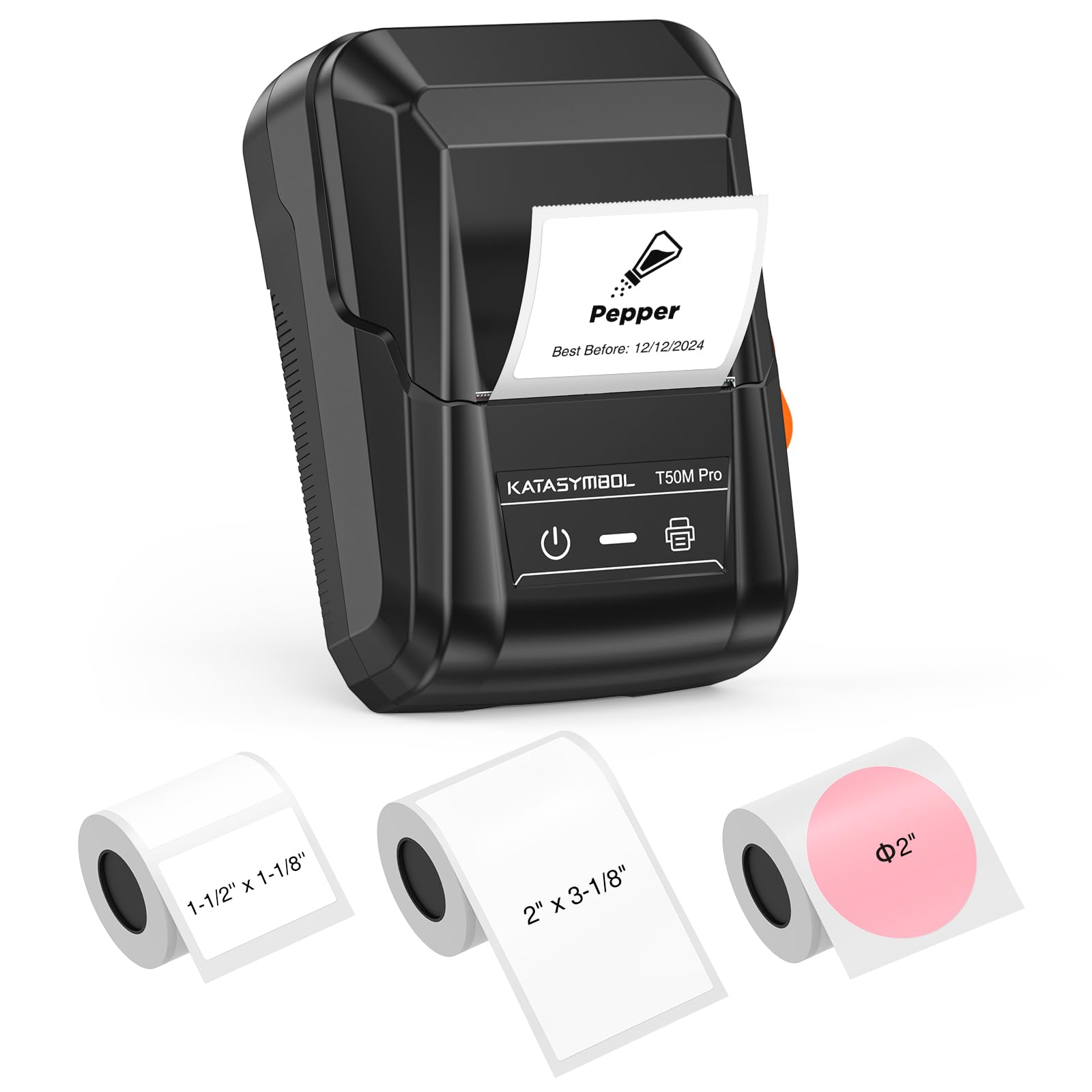 SUPVAN T50M Pro Bluetooth Label Maker Machine with 3 Tapes, Wide ...