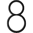 Amazon.com: Distinctions 844718 Black Upgraded 5" Floating House Number ...