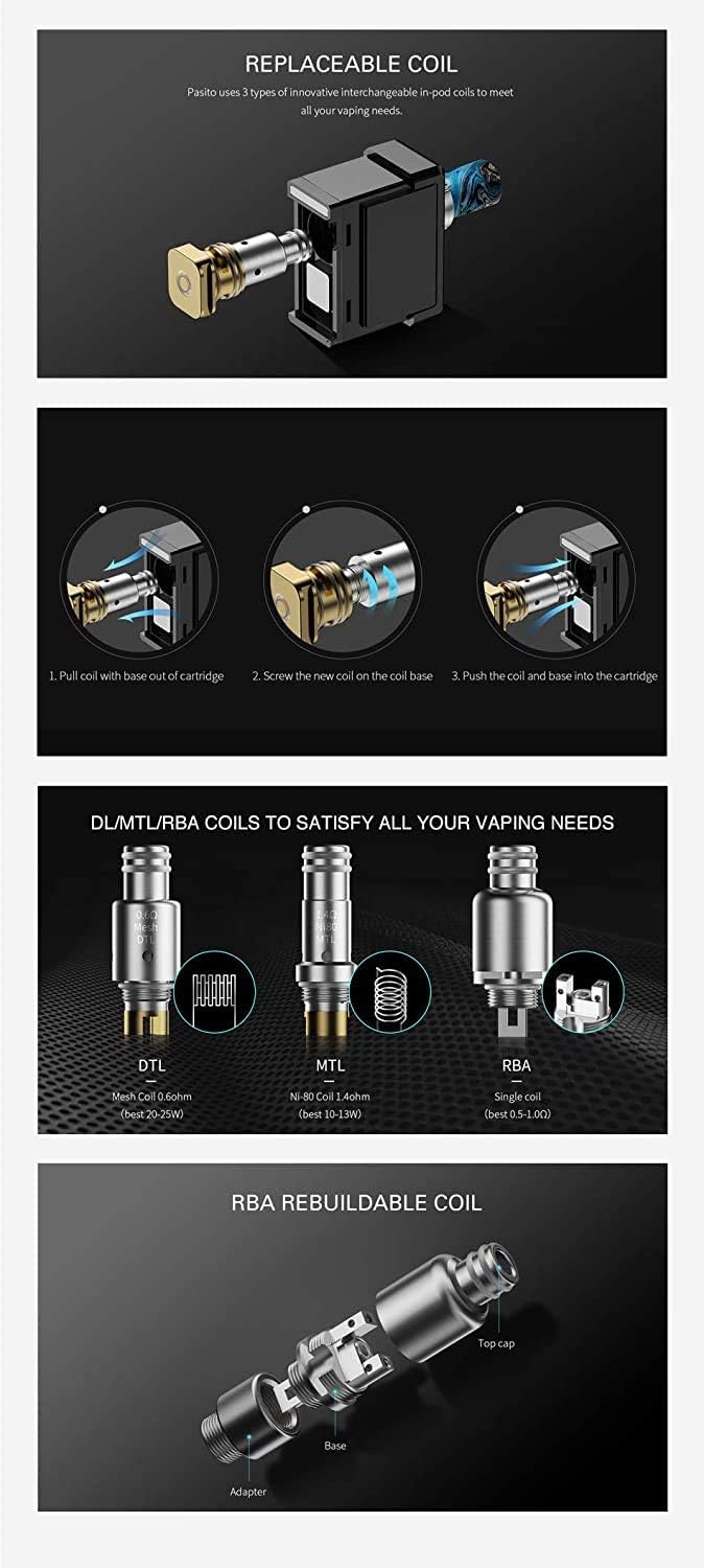 Smoant Pasito 0.6ohm DTL Mesh Replacement Coils – BigaMart