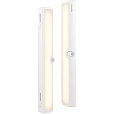 Amazon Basics LED USB/Battery Operated Light Bar, Swivel Motion Sensor ...