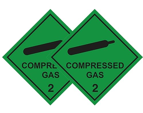 Smarts-Art Warning Sign Compressed Air Magnetic Sign 100Mm X 100Mm ...