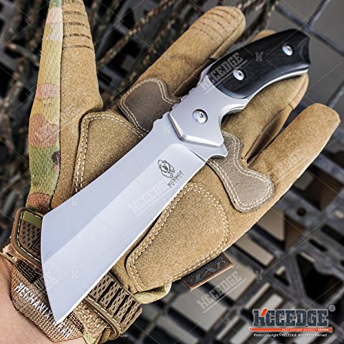 Buckshot Knives Cleaver Combo 3 PC Black Set 8" Outdoor Fixed - Want It All