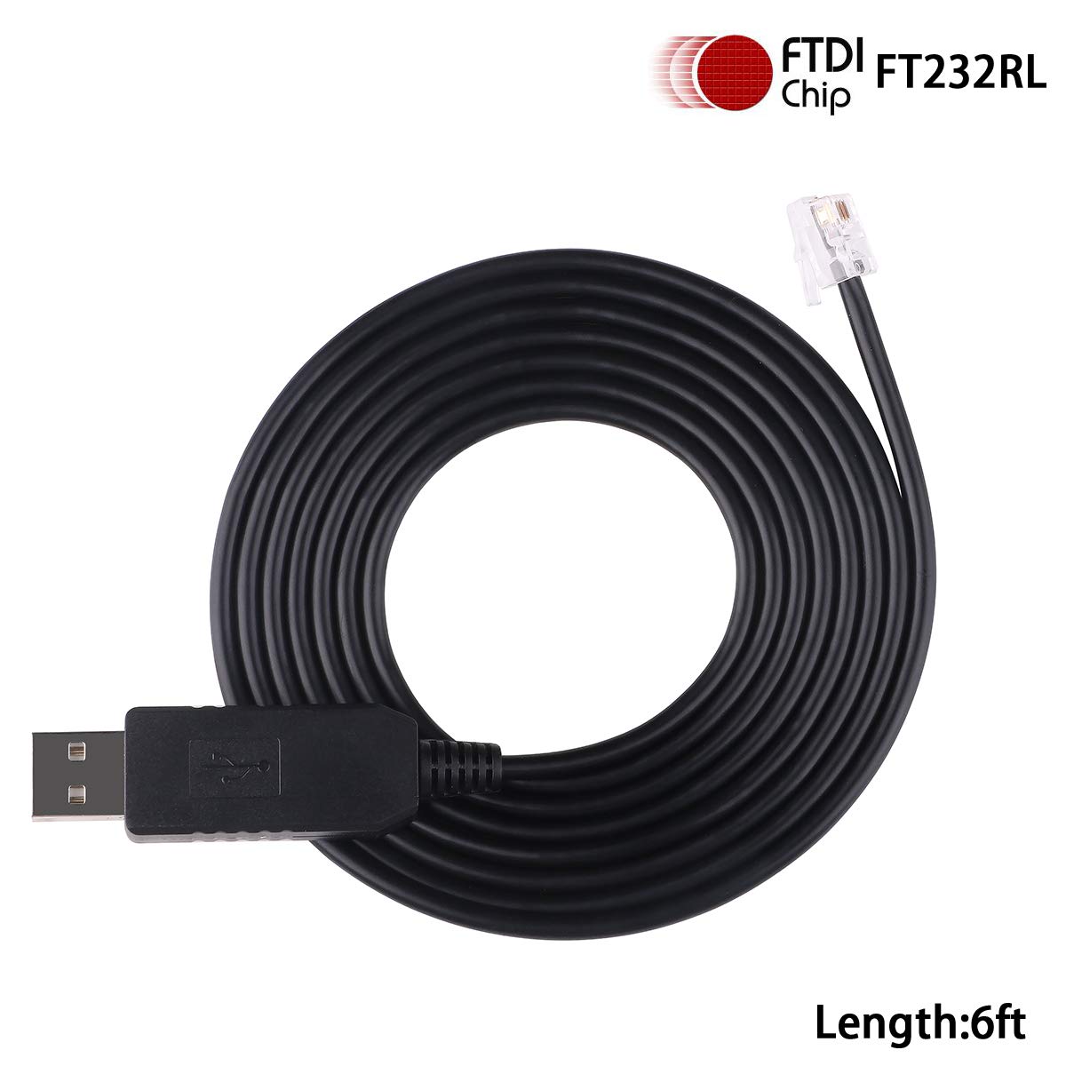 USB to RS232 RJ9 4P4C Telescope Upgrade Console Serial Cable for ...