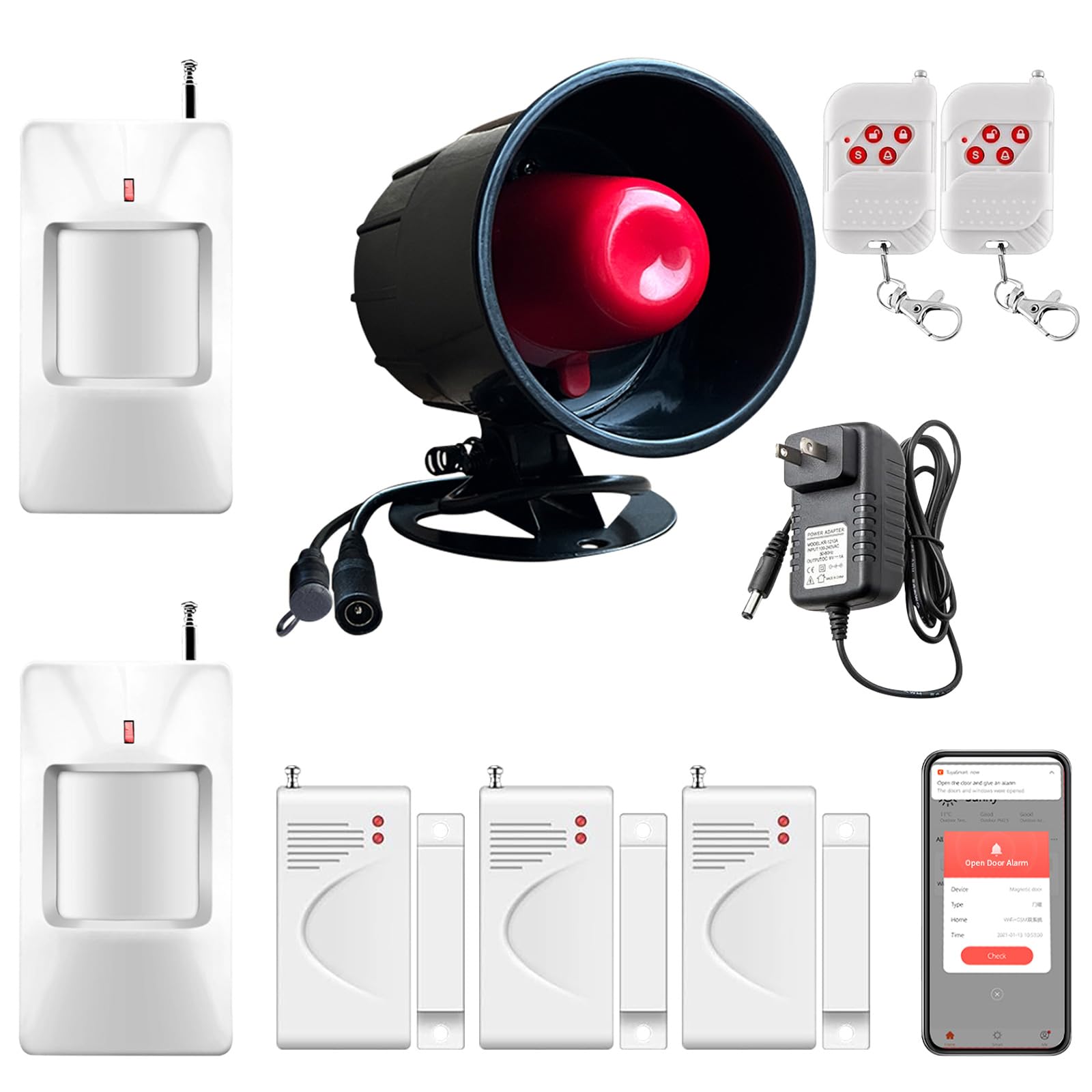 Tuya APP WiFi New, Home Office Store Security System, Burglar Alarm ...