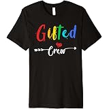 Amazon.com: Gifted Crew Tee Back To School Teacher T-Shirt : Clothing ...