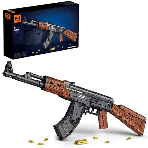 MISINI AK-47 77005 Assault Rifle Building Block, Gun Model Building Kit ...