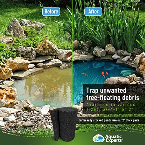 Aquatic Experts Classic Koi Pond Filter Pad COARSE – Black Bulk Roll ...