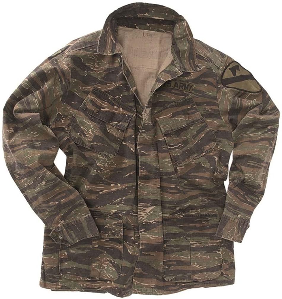 US Tiger Stripe Vietnam War Jacket - Ripstop American BDU Combat ...