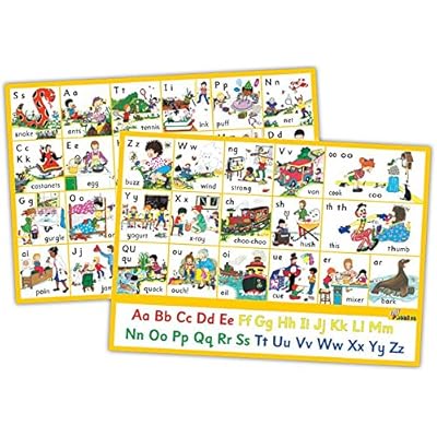 Jolly Phonics Print Letters Wall Charts - September Nepal | Ubuy