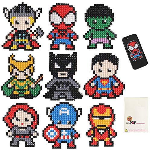 5D Diamond Painting Kits for Kids, OWAY Superhero Diamond Painting ...