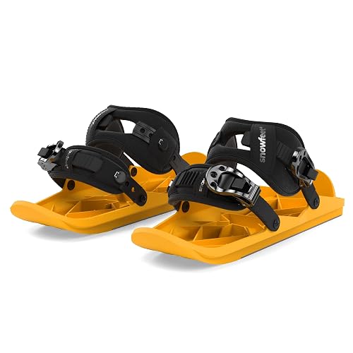 Snowfeet X - Mini Short Ski Skates for Snow Pro Version | Skis for ...