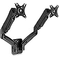 Amazon.com: Dual Monitor Wall Mount Arms | Double Monitor Wall Mount ...