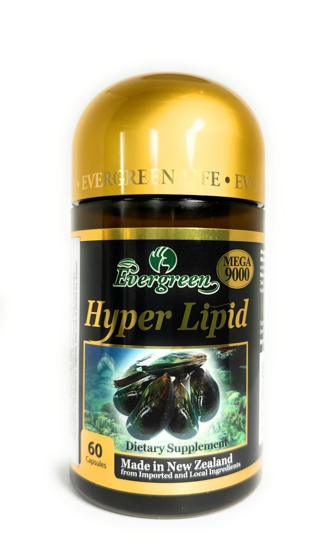 Mua HYPERLIPID/Hyper LIPID EVERGREEN NEW ZEALAND MEGA 9000 60 Capsules trên Amazon Mỹ chính hãng ...