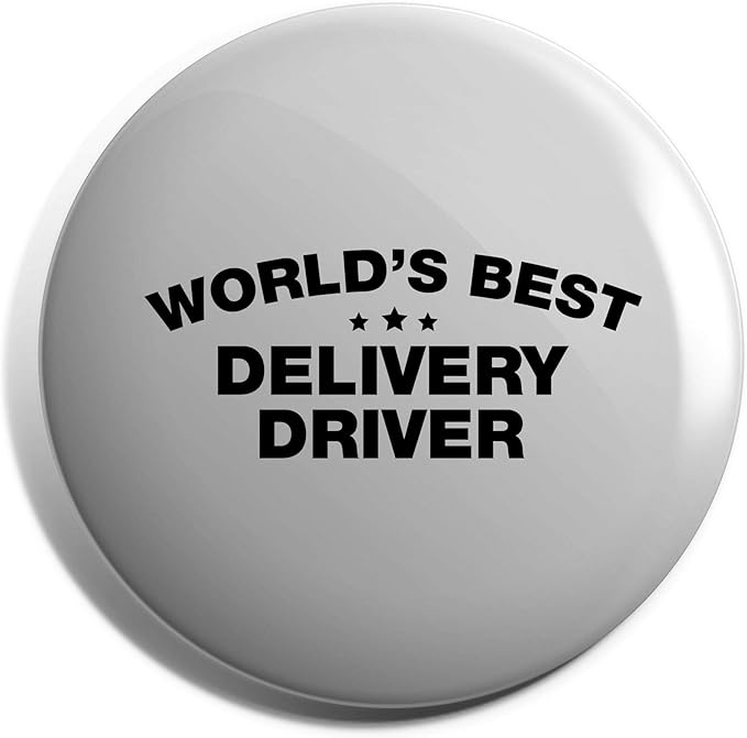 Hippowarehouse World's best delivery driver Badge: Amazon.co.uk: Clothing