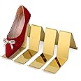 Amazon.com: K KAIDIYIN 4 Pcs Gold Shoe Display Stands Metal Sandal ...
