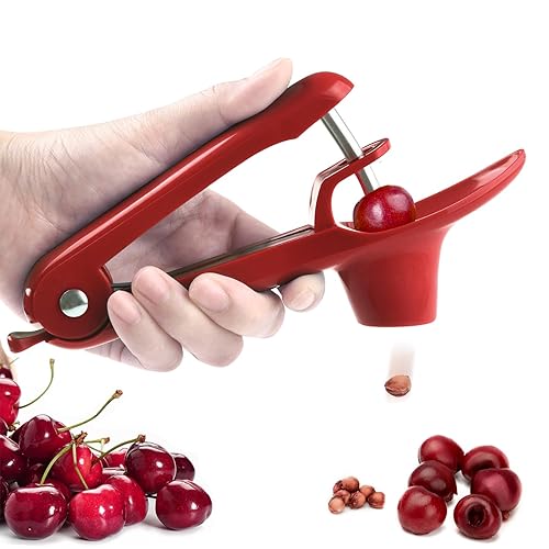 Cherry Pitter, Brighoot Stainless Steel Cherry Pitter Tool Cherries ...