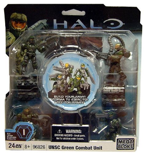 Mega Bloks Halo 96826 UNSC Green Combat Unit: Amazon.co.uk: Toys & Games