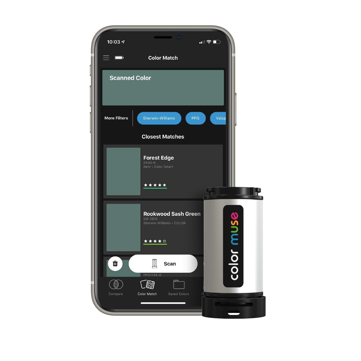 Mua COLOR MUSE Colorimeter Paint Color Matching Tool, Color Sensor ...