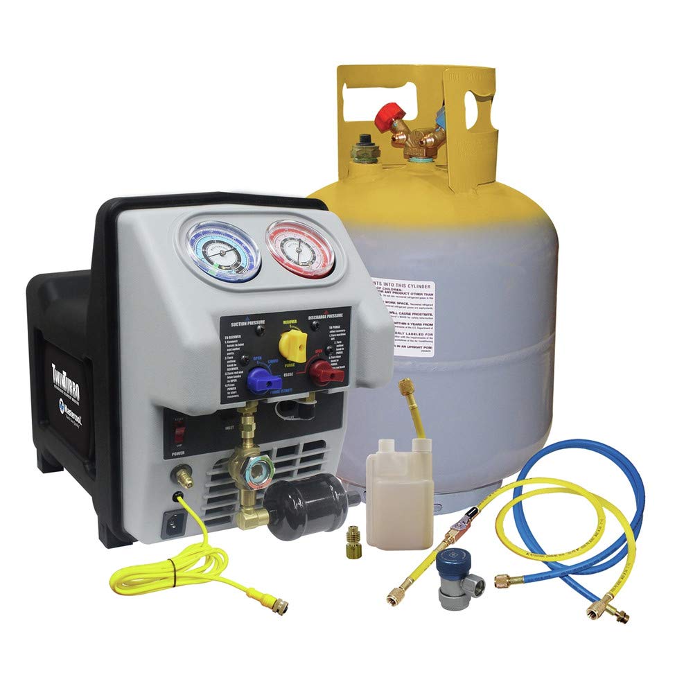 Mastercool 69365 115V Twin Turbo Refrigerant Recovery System Kit in ...