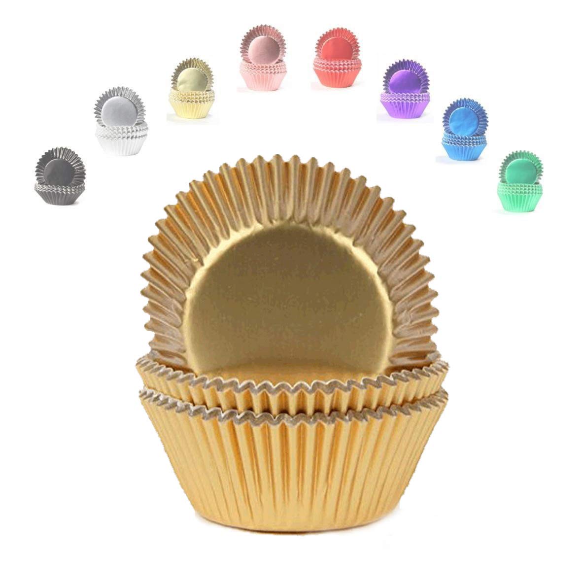 Amazon.de: Miss Bakery's House® Mini Muffinförmchen Folie - Ø 32 mm x ...