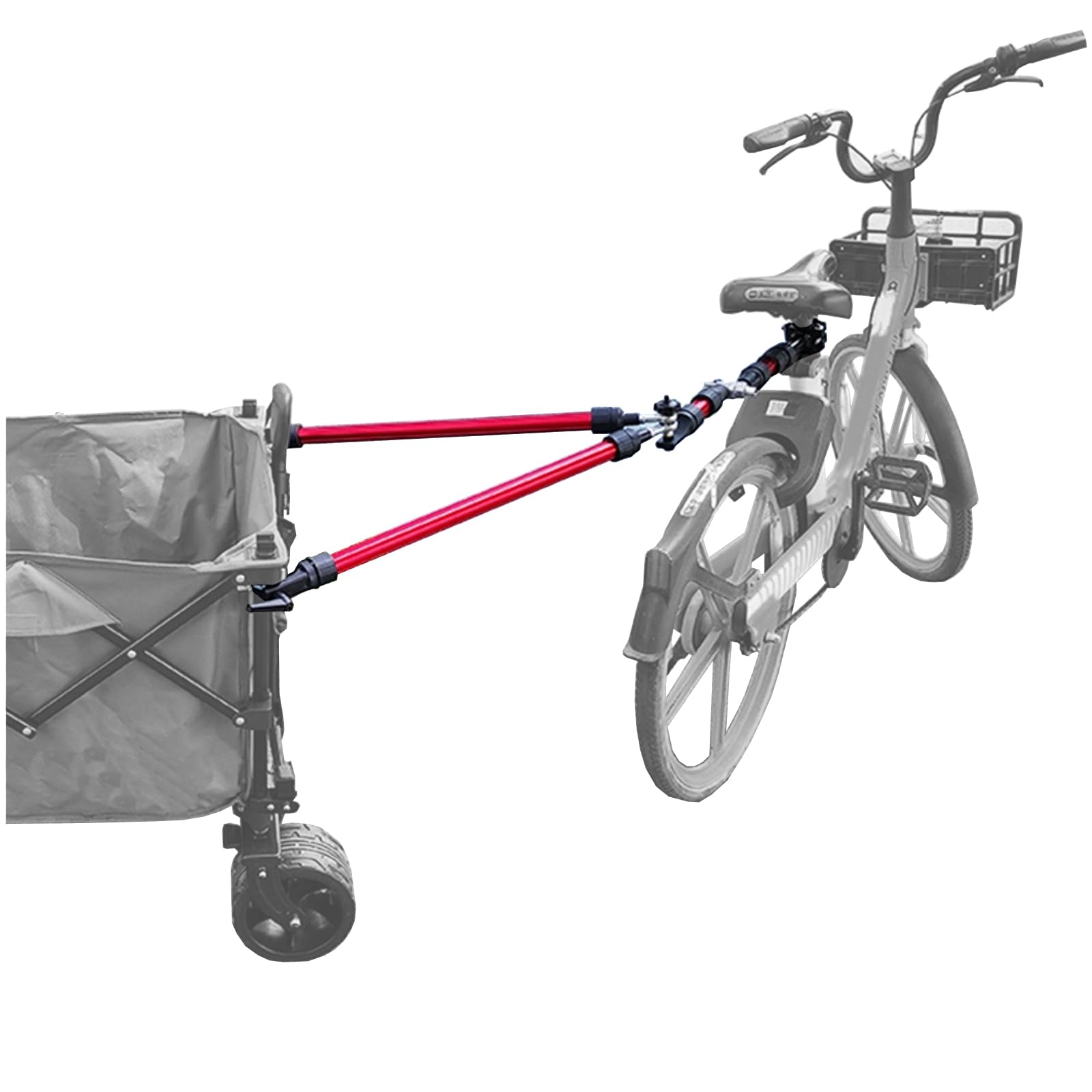 Bike Trailer Hitch for Portable Folding Wagon Bike Trailer Connector ...