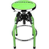 Amazon.com: WORKPRO Heavy Duty Adjustable Hydraulic Shop Stool,Garage ...