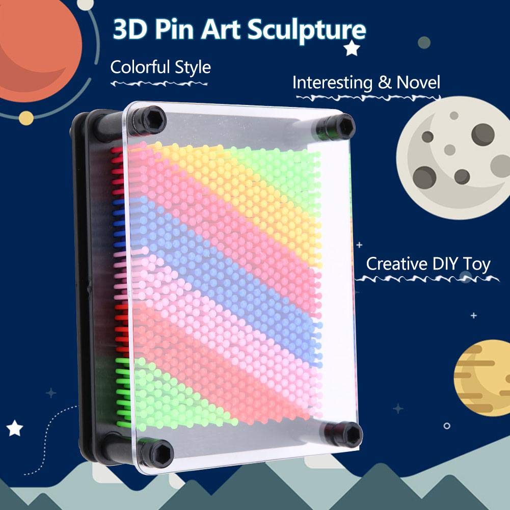 Wal Front 3D Colorful Pin Art Board Hand Model Interesting Durable ...