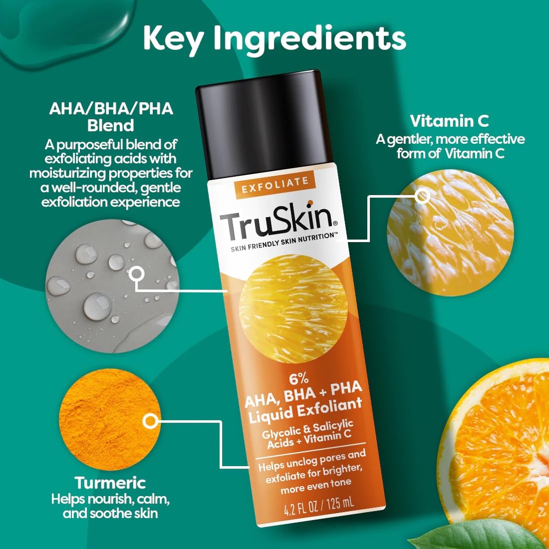 Mua TruSkin BHA Liquid Exfoliant & Toner – PHA AHA BHA Gentle ...