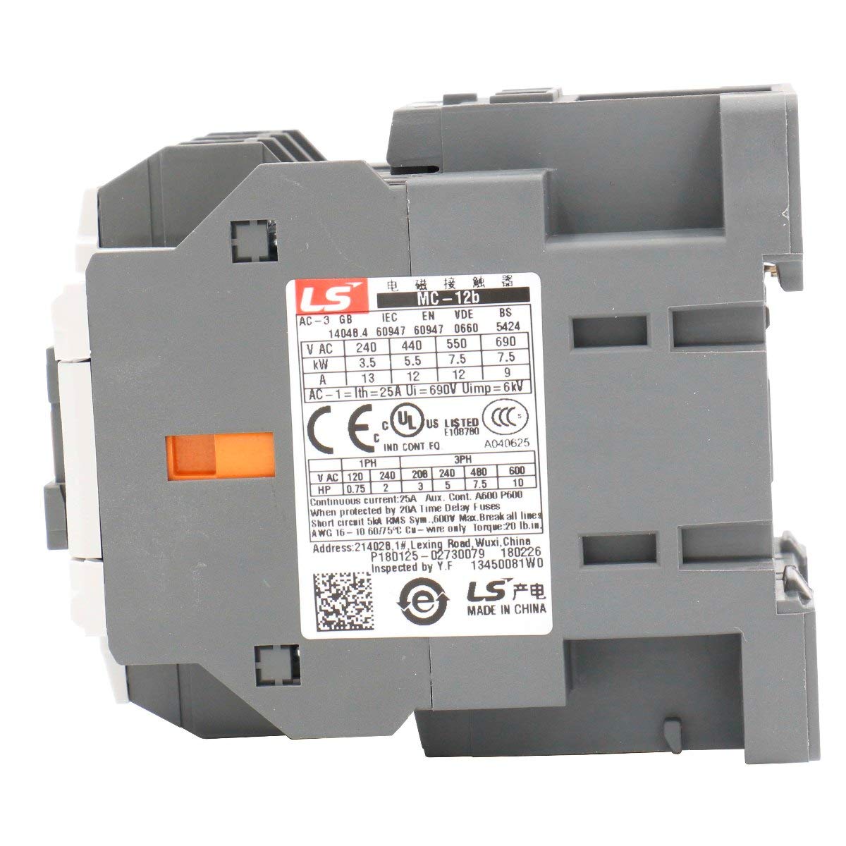 Heschen MEC Magnetic AC Motor Contactors MC-12b 220-240V AC 50/60Hz ...