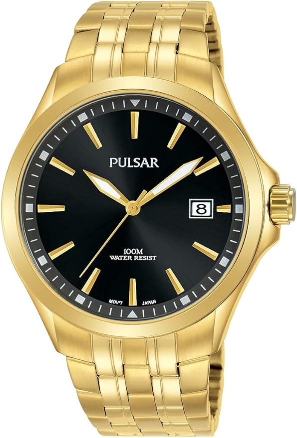 Pulsar Quarz Herren-Uhr Edelstahl mit Metallband PS9626X1: Amazon.de: Uhren