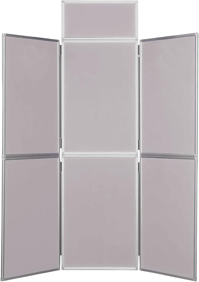 Panelwarehouse 6 Panel Folding Notice Display Boards/Stands, Aluminium ...