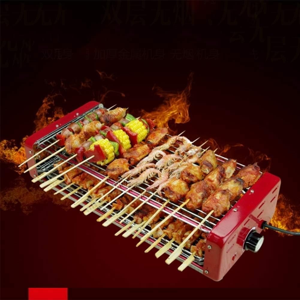 Review BIYLL Electric Grill, Outdoor and Indoor, 2 Layer Grill ...
