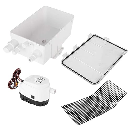 750GPH Marine Shower Sump Pump Drain Kit System Automatic Switch Bilge ...