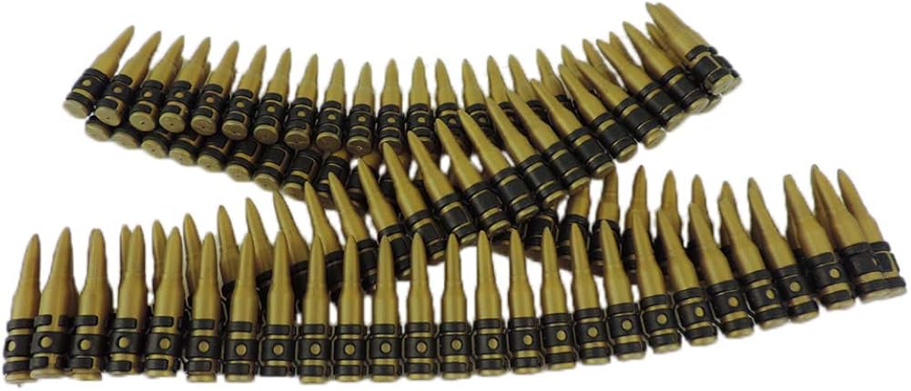 Amazon.com: Plastic Toy Fake Bullet Belt Army Solider Rifle Sash Approx ...