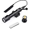 Amazon.com: Tactical LED Flashlight Picatinny Flashlight with Pressure ...