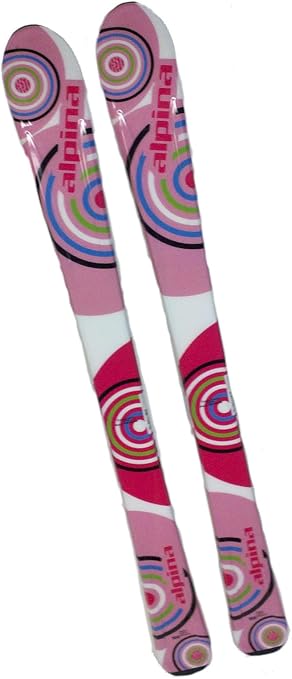 Amazon.com : Alpina Sports Girl's Alpine Downhill Skis (1-Pair), Pink ...