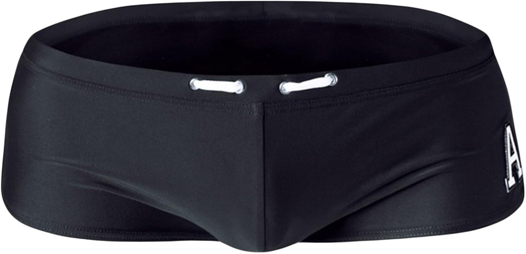 Bestgift Men Low Rise Swim Boxer Pure Color Drawstring Pouch: Amazon.co ...