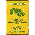Amazon.com: Tractor Tin Sign 8 x 12in : Home & Kitchen