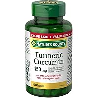 Webber Naturals Turmeric Curcumin, 3,050 mg of Raw Herb, 120 Capsules ...
