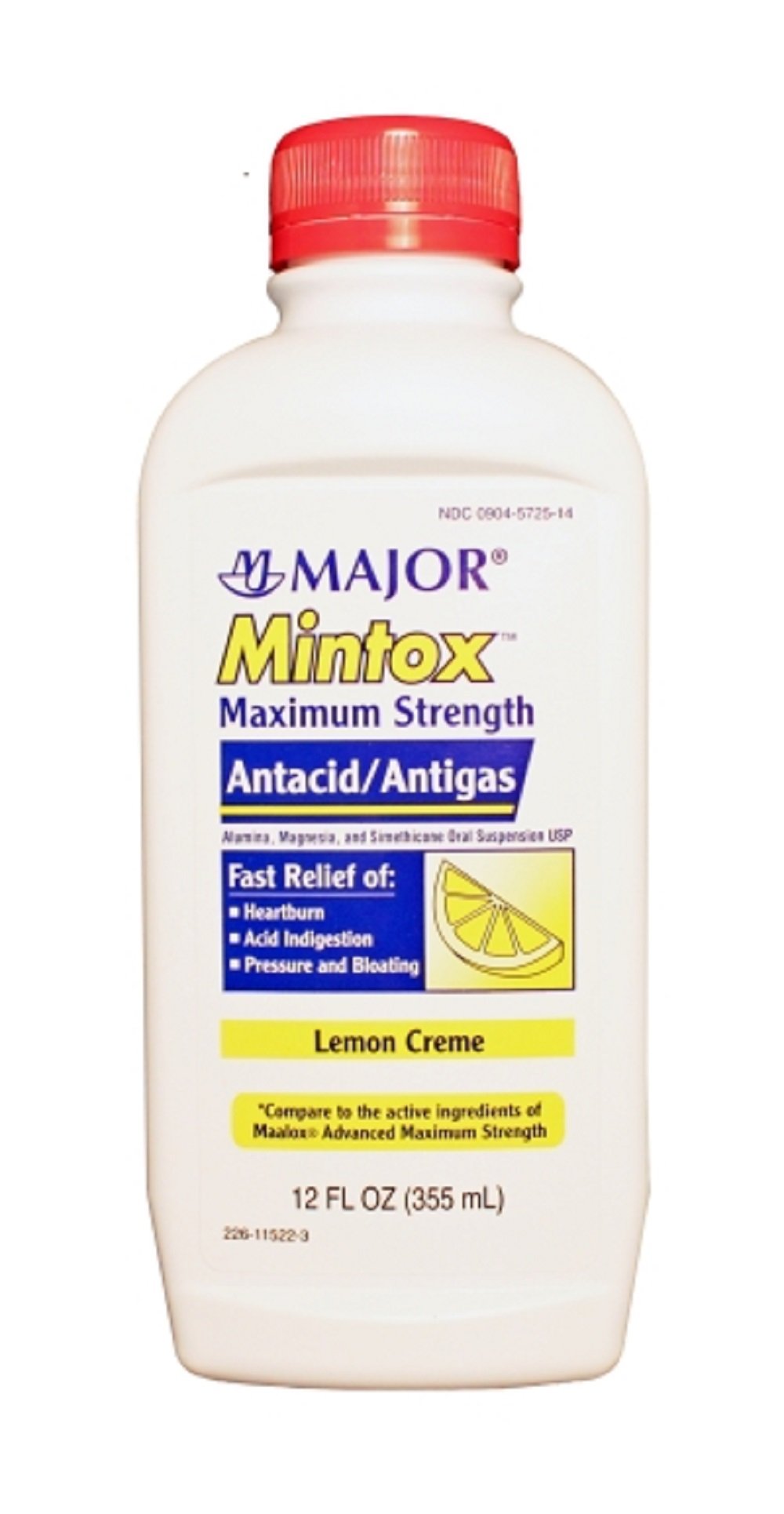 Mua MAJOR MINTOX Maximum Strength Liquid Aluminum HYDROXIDE-400 MG/5 ML ...