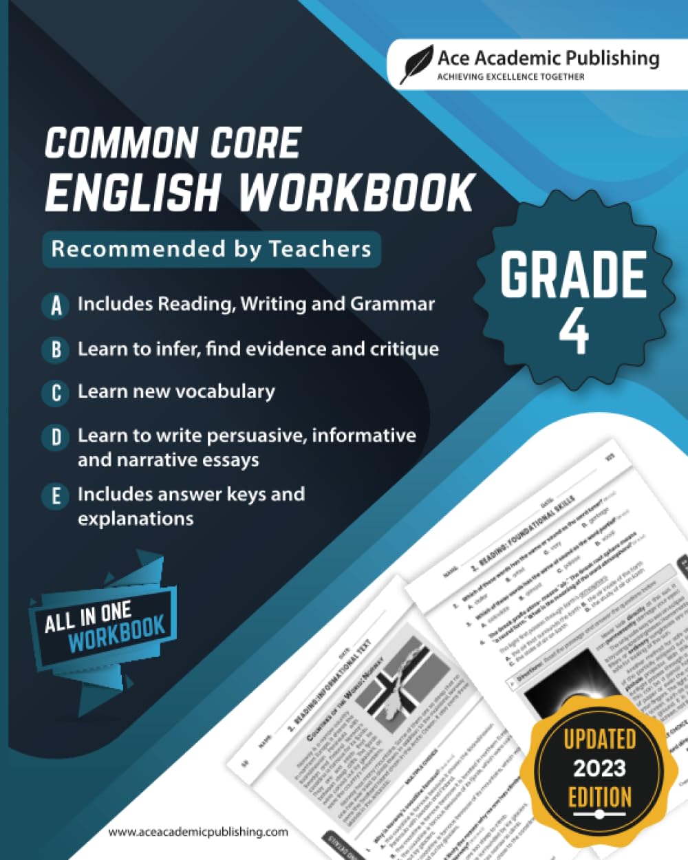 Mua Common Core English Workbook: Grade 4 English trên Amazon Mỹ chính ...
