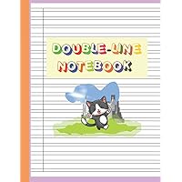 Double Line Notebook: Lined Handwriting Practice Paper: Affairs ...