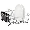 Deluxe Chrome-plated Steel Small Dish Drainers (Black) : Amazon.ca: Home